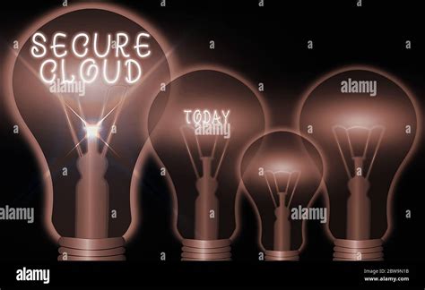 Conceptual Hand Writing Showing Secure Cloud Concept Meaning Global