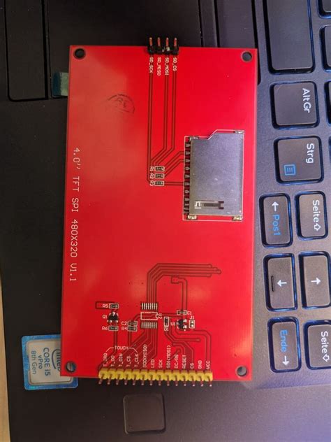 4 SPI 480x320 Display Mit Der Ucglib H Lib Verwenden Deutsch