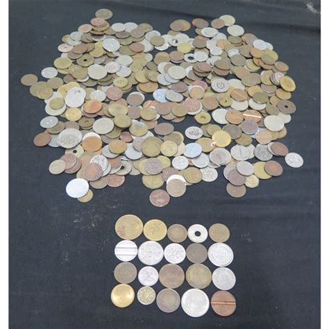 Multiple Tokens And Coins Telefonico Rex Auto Volvo Etc