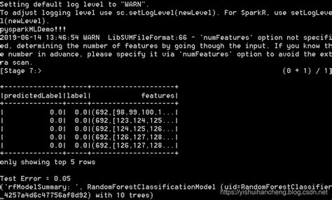 Pyspark分类算法之随机森林分类器模型实践【randomforestclassifier】随机森林分类器实践 Csdn博客