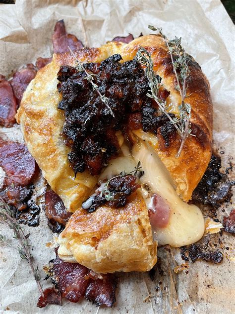 Baked Brie And Smoked Cottage Ham Puff Pastry — Queen City Sausage