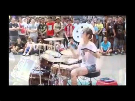 Cutest Street Drummer In The World Amazing Chen Manqing Hd 2015