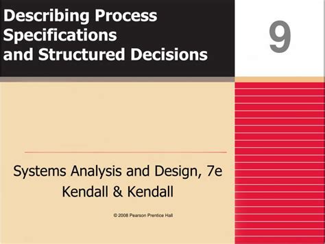 Ppt Describing Process Specifications And Structured Decisions