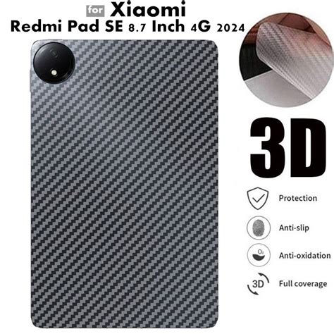 For Xiaomi Redmi Pad Se 8 7 2024 Tempered Glass Scratch Resistant Screen Protector And Carbon