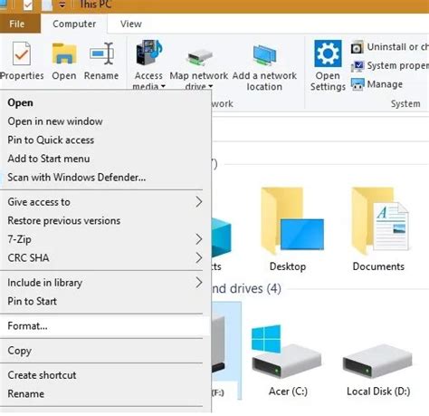 Cách khắc phục lỗi The Parameter Is Incorrect trong Windows 10