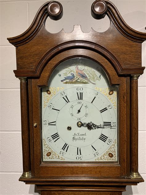 Longcase Clock By J Lamb Of Spilsby Laurel Bank Antiques