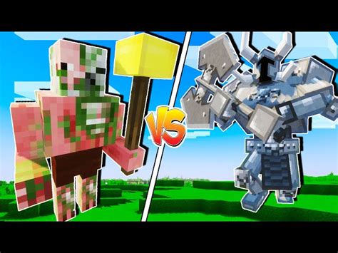 Minecraft Mutant Zombie Pigman Vs Mutant Zombie
