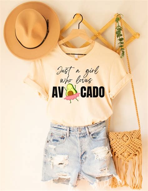 Avocado Shirt Just A Girl Who Loves Avocados Avocado Lover Shirt
