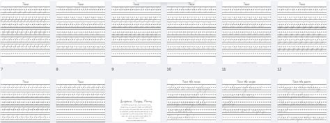 Cursive Handwriting For Preschool First Grade — Huckleberry Bonnets Co