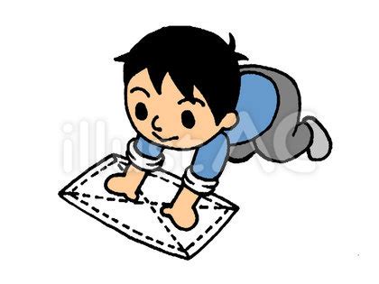 雑巾がけ 男の子イラスト No 2289564｜無料イラスト・フリー素材なら「イラストac」