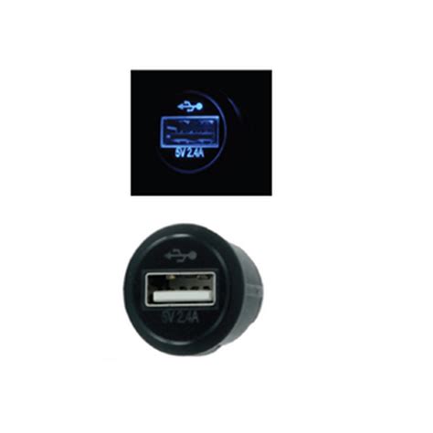 Usb Socket 12vdc 24a Bl Grosso Store