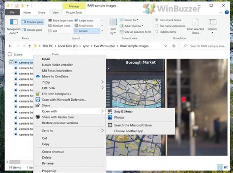 How To Open RAW Files In Windows Via Microsofts RAW Image Extension WinBuzzer