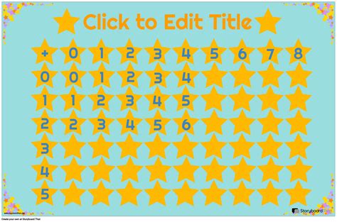 Free Addition Charts Create And Print With Storyboard That