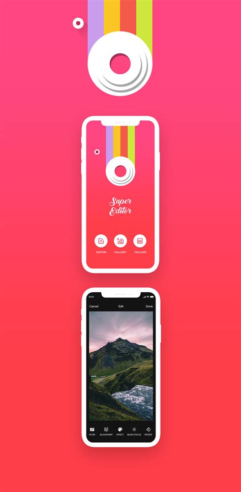 Photo Editor Ios App On Behance