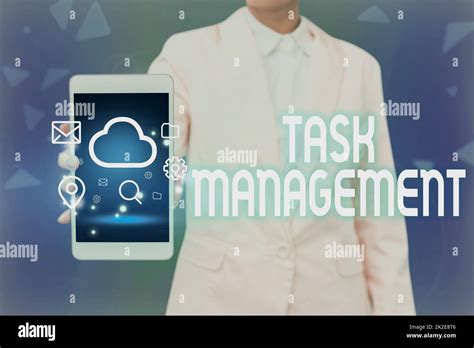 Conceptual Caption Task Management Word Written On The Process Of