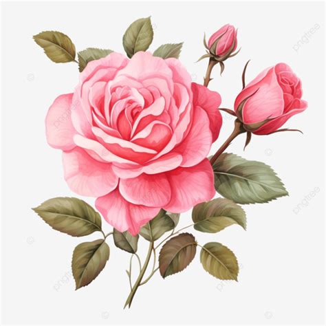 Flor Rosa Rosa Png Png Amor ícone Decoração Png Imagem Para