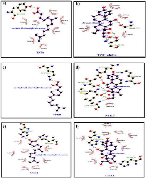 In Silico Docking Analysis Of Et With Inflammatory Markers In Silico
