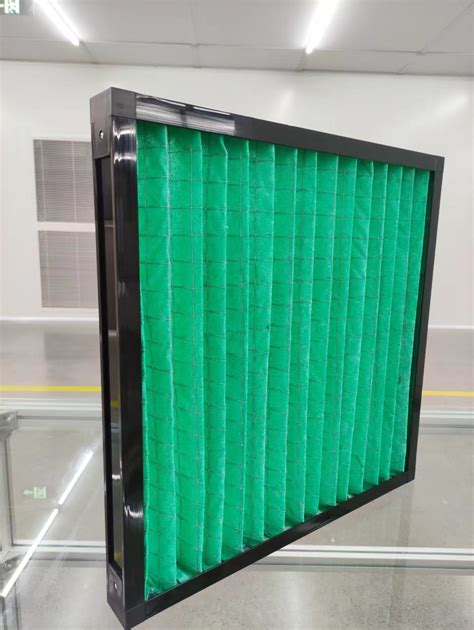 Industrial Hvac En779 G4 Synthetic Fiber Pleated Abs Plastic Frame Mau