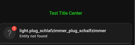 Vertical Stack Title In Center Frontend Home Assistant Community