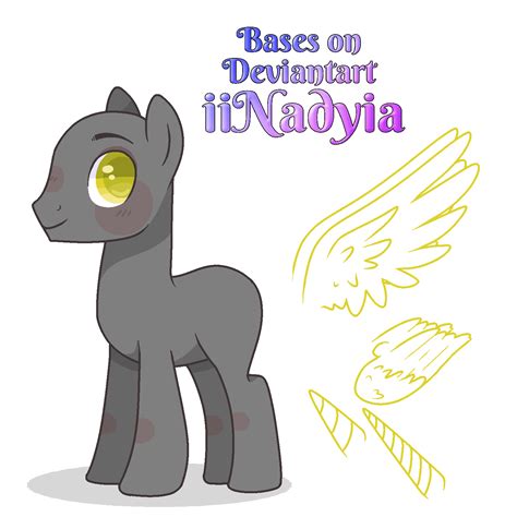 Male Pony Base Mlp Base By Iinadyia On Deviantart