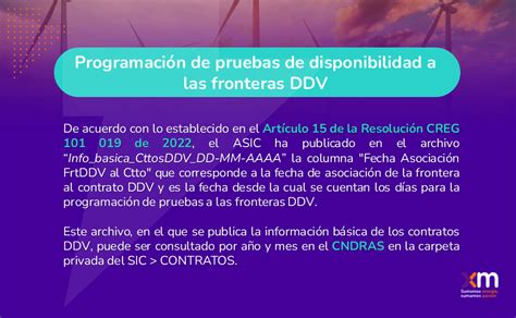 Programación De Pruebas De Disponibilidad A Las Fronteras Ddv Portal Xm