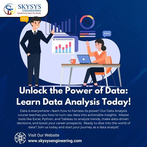Learn Data Analysis Today Skysys Engineering Posted On The Topic