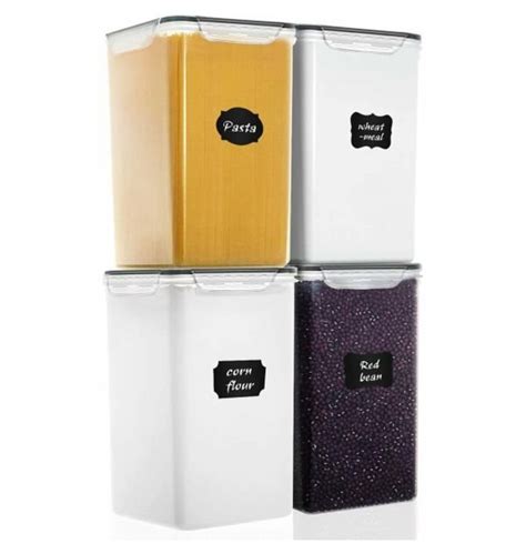 M Mcirco 라지 7 65220온스 보관용기 밀페용기 반찬통 4 플라스틱 주방 보관 정리 설탕 컵20 티몬