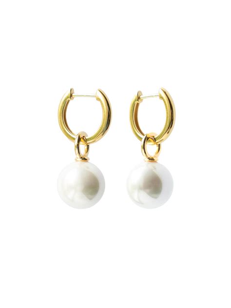 Night Pearl Loop Gold Nrtn Jewellery