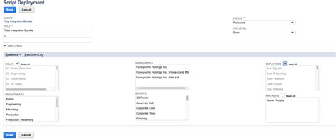 Netsuite Integration