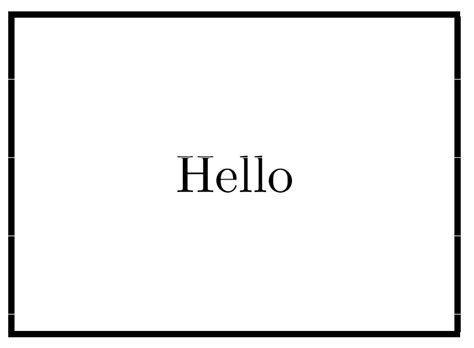 Central Alignment Of Text Node In A Rectangle In Tikz Drawing Tex