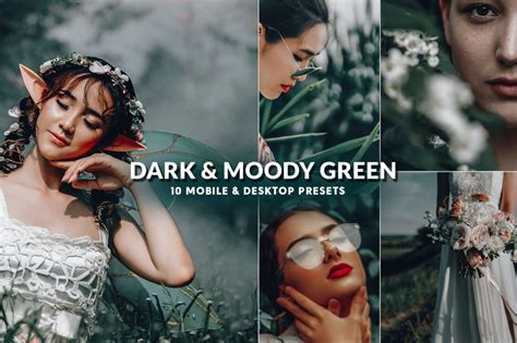 Dark And Moody Green Lightroom Presets Design Shack