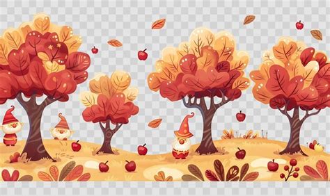 Page 2 Simple Fall Tree Illustration Psd High Quality Free Psd