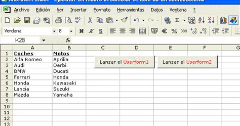 Ejecutar Macro Al Seleccionar Un Elemento De Un Combobox Hojas De