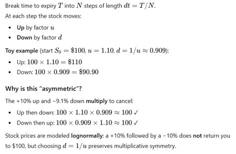 Moontower Binomial Tree Explainer