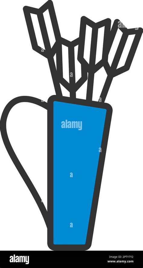 Quiver With Arrows Icon Stock Vector Image And Art Alamy