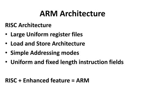 Arm Processor Ppt Pptx Operating Systems Computer Software And Applications