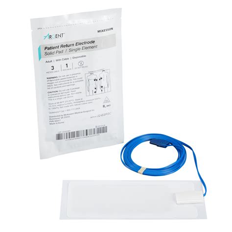 Patient Return Electrode Corded Suprememed