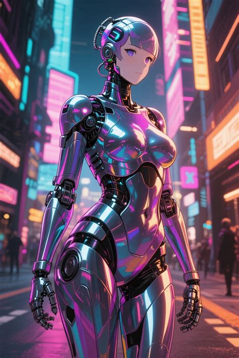 Sexy Anime Robot Seaart Ai