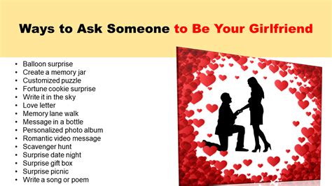 Sweet And Creative Ways To Ask Your Girlfriend To Be Your Valentine