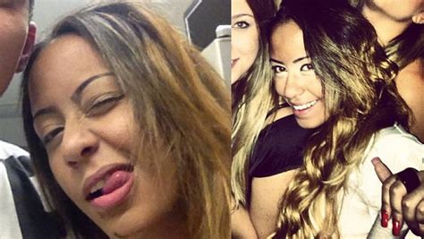 Irmã de Neymar surge sem maquiagem em foto compare