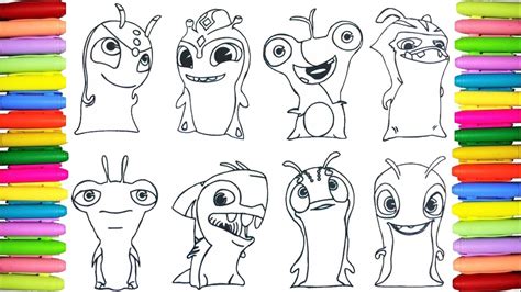 Slugterra Coloring Pages Youtube