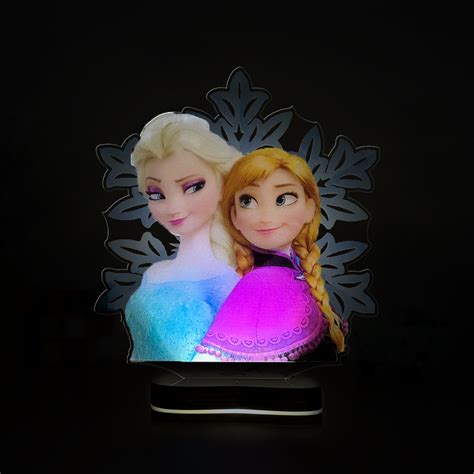 قیمت و مشخصات چراغ خواب اتاق کودک دیکوماس طرح السا و آنا فروزن مدل