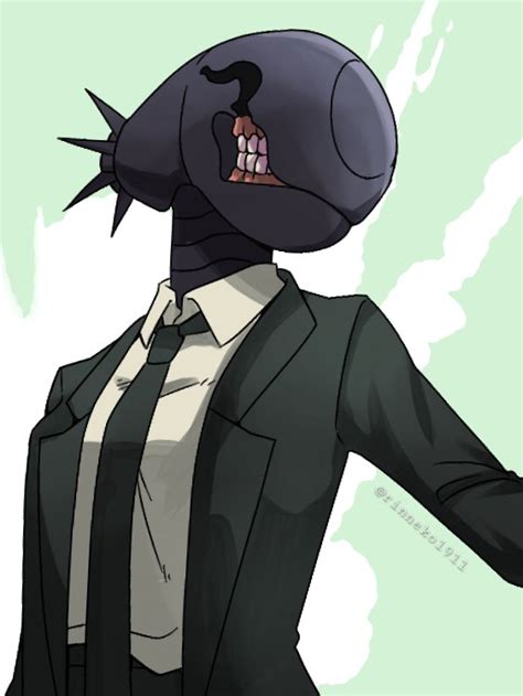 Safebooru 1girl Black Necktie Black Suit Bomb Bomb Devil Chainsaw