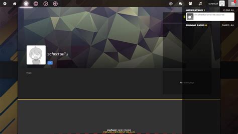 Unhandled Error When Attempting To Access Own Profile · Issue 3701