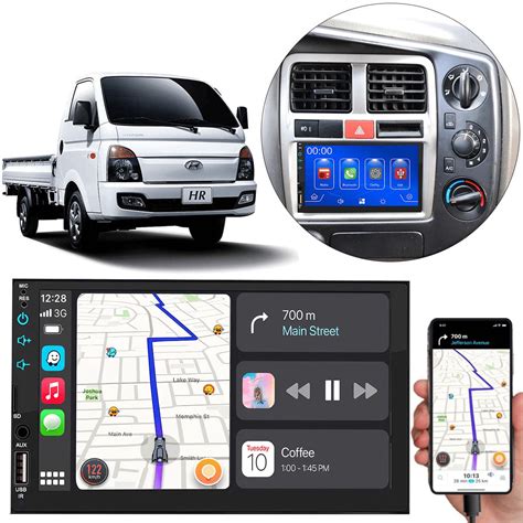 Kit Central Multimídia Mp5 Hyundai Hr 2008 A 2019 Carplay Android Auto Ecarshop