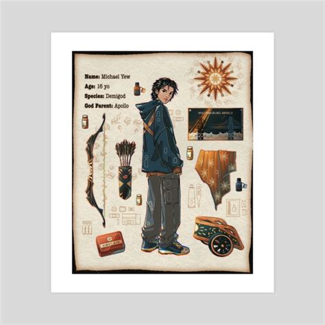 Michael Yew An Art Print By Trriblue Inprnt