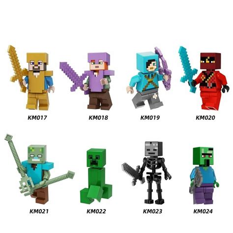 Мини лего человечки майнкрафт — купить по низкой цене на Яндекс Маркете