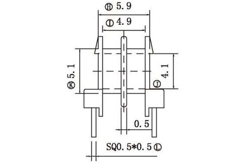 Xh 0804 Ee8 3卧式 2 2 P Ee E系列 高频系列 变压器骨架 电子材料 云讯传媒 电子行业信息采购平台