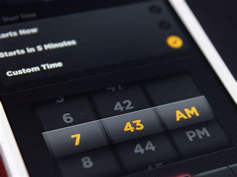 App Ui Design Date Picker Behance