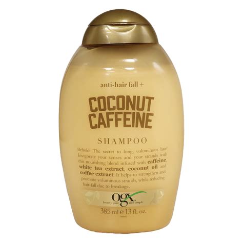 Ogx Coconut Caffeine Shampoo 13 Oz Pack Of 2 Walmart